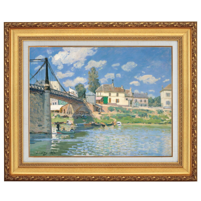 あの名画を最新技術でより大きく美しく再現巨匠の筆致や立体感をリアルに体感できる●絵寸法：（約）長辺53×短辺41cm●額寸法：（約）長辺70×短辺57.5×4cm●重量：（約）3kg●額材質：樹脂、アクリルカバー入●手法：ジクレー＋油彩画風...