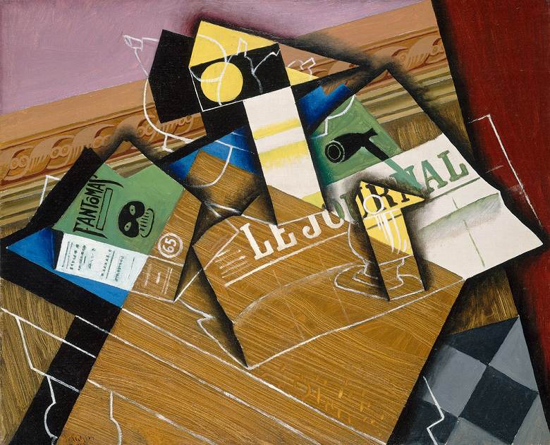 　作者 フアン・グリス 作品名 ファントマ 技法 手描き複製油絵 製作年 1915所蔵： ナショナル・ギャラリー (ワシントン)納期：受注制作につき、納期は「買い物かごに入れる」ボタン上をご覧ください。絵柄サイズ：652x530mm額装サイ...