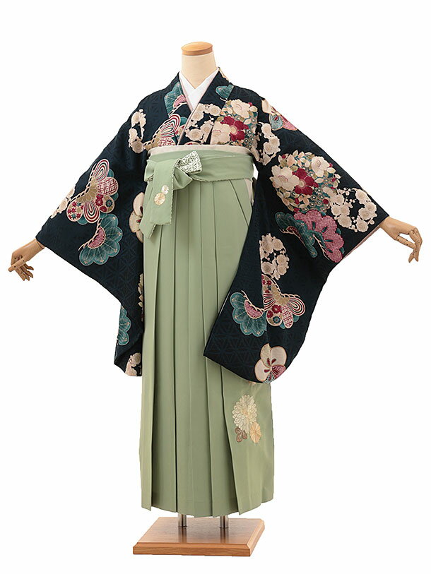 お申し込みの前に必ずページ下の「ご予約状況」をご確認ください。 &nbsp品　番 卒業袴レンタルaaga222 　 &nbspサイズ 標準サイズ／身長…158cm〜163cm前後洋服サイズ…13号位まで／肩裄68cm／袖丈76cm／袴丈95...