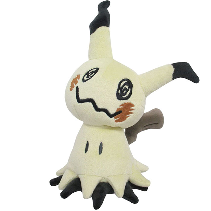 ポケモンたちの姿を忠実に再現したコレクションぬいぐるみ、 「ALL STAR COLLECTION」シリーズ！ ミミッキュ (S) W11×D14×H22cm ※モニター発色の具合により色合いが異なって見える場合がございます。