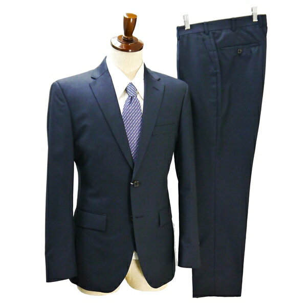 【商品説明】 ・春秋対応。ARISTON使用。2つボタンシングル。背抜き。サイドベンツ。フラップポケット。ネーム刺繍あり。開き見せ。 ノータック。裾シングル。 ・カラー：ダークネイビー ・素材：画像参照 ・型番：47520-1219 ・表記...