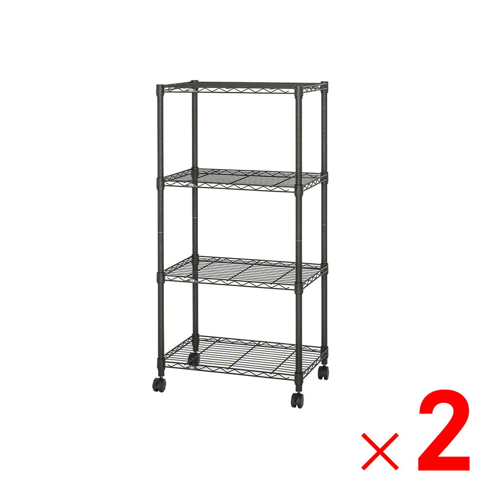 仕様 材質:スチール(ハンマートーン加工) 全体耐荷重:320kg 棚1枚荷重:80kg ポール径:25mm カラー:つや消しブラック 製品サイズ(mm) 幅×奥行×高さ:610×410×1255 製品重量(g) 9800 商品説明 ツヤ消...