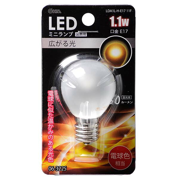 特　徴 ● 装飾用LEDミニランプ ● やわらかな光が広がるフロスト仕上げ ● 電球に似た温かみのある光色 仕　様 ■ サイズ：全長58×最大径35mm ■ 質量：13g ■ 定格消費電力：1．1W ■ 定格電流：10mA ■ 全光束：30...