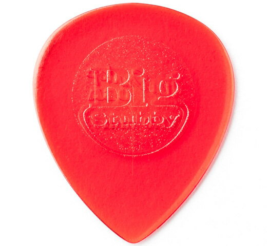 BIG STUBBY PICK 1.0MM ■材質 : Lexan® ■形状 : Sharp ■ゲージ : 1.0mm ■型番 : 475-100 ■Made in U.S.A. ■正規輸入品 厚いボディーが特徴です。グリップ部が...