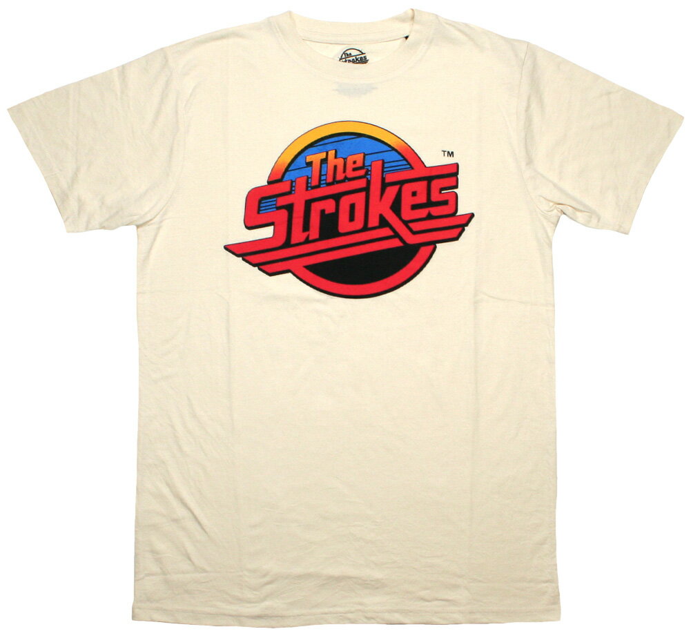 THE STROKES / LOGO ・60% Cotton, 40% Polyester ・Sand ・Official Licensed ・Made in India [UNISEX] 参考SIZE 身幅 着丈 Small 44~49c...