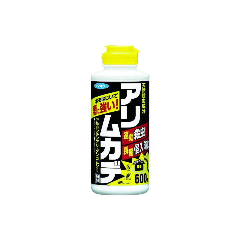 商品名フマキラー アリ用殺虫剤 アリムカデ粉剤600g 1個 432671メーカー名フマキラー商品名称アリ用殺虫剤 アリムカデ粉剤600g数量1個型番432671※ご注文前の確認事項・お支払い方法：クレジット決済、銀行振込（商品代引き不可）...