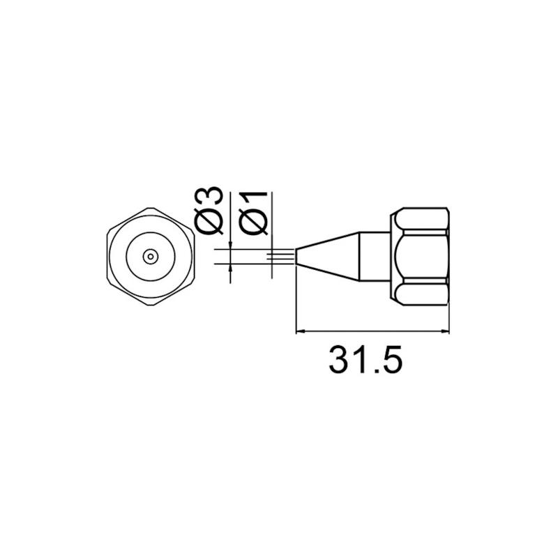 商品名白光 ノズル N-1 袋ナット付 1個 801-N-1メーカー名白光商品名称ノズル N-1 袋ナット付数量1個型番801-N-1※ご注文前の確認事項・お支払い方法：クレジット決済、銀行振込（商品代引き不可） ・発送に関して：メーカー直...
