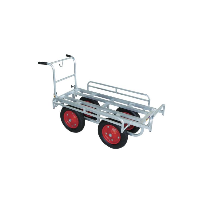 商品名ハラックス HARAX アルミ製運搬車 愛菜号 13×3Tエアー入タイヤ 積載面1100〜1250×420〜620mm CH-1334メーカー名ハラックス商品名称HARAX アルミ製運搬車 愛菜号 13×3Tエアー入タイヤ 積載面11...