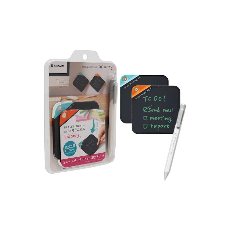 商品名キングジム KING JIM 電子ふせん ブギーボード ペーパリー Sサイズ スターターセット(2枚アソート) BB-18S-S2Aメーカー名キングジム商品名称KING JIM 電子ふせん ブギーボード ペーパリー Sサイズ スタータ...