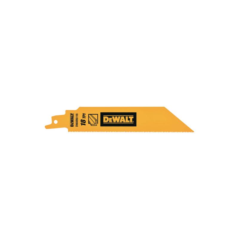 商品名スタンレーブラック・アンド・デッカー DEWALT レシプロソーブレード・セーバーソーブレード・レシプロソー替刃・セーバーソー替刃 セーバーソーブレード18山x150mm(5枚) DWAR6118-JPメーカー名スタンレーブラック・ア...