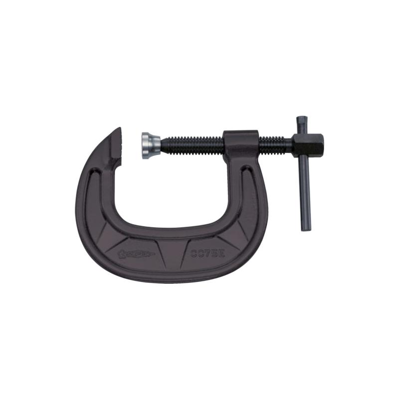 商品名スーパーツール シャコ万力(C型)強力ワイドタイプ 125mm メタリックグレー焼付塗装 CC125Eメーカー名スーパーツール商品名称シャコ万力(C型)強力ワイドタイプ 125mm メタリックグレー焼付塗装型番CC125E※ご注文前の...