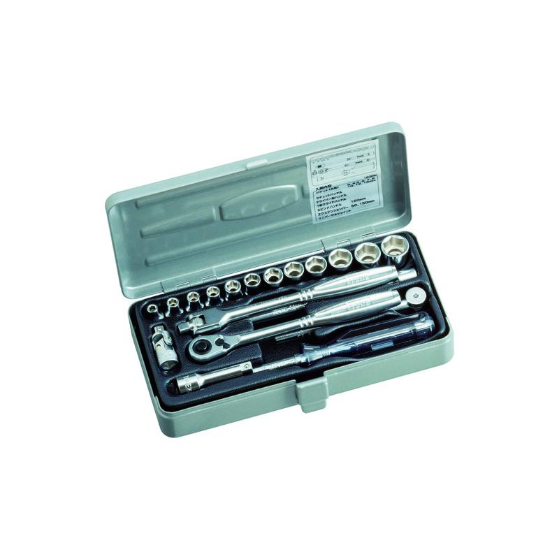 商品名TONE ソケットレンチセット 19pcs 1800Mメーカー名TONE商品名称ソケットレンチセット 19pcs型番1800M※ご注文前の確認事項・お支払い方法：クレジット決済、銀行振込（商品代引き不可） ・発送に関して：メーカー直送...