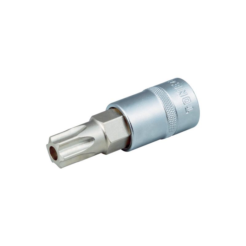 商品名TONE ヘックスローブソケット トルクスソケット(いじり防止タイプ) T45 先端寸法7.77mm 4TX-T45Hメーカー名TONE商品名称ヘックスローブソケット トルクスソケット(いじり防止タイプ) T45 先端寸法7.77mm...