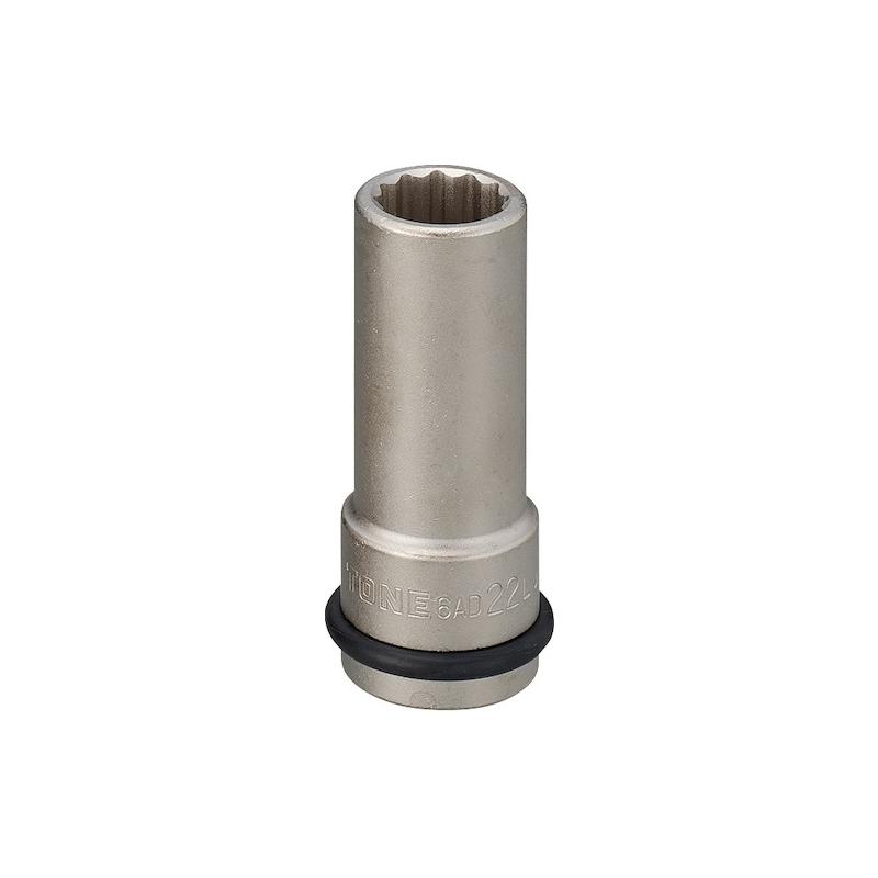 商品名TONE インパクト用ソケット(自動車整備用) ヘッドボルトフライホイルソケット 22mm 6AD-22Lメーカー名TONE商品名称インパクト用ソケット(自動車整備用) ヘッドボルトフライホイルソケット 22mm型番6AD-22L※ご...