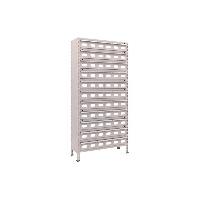 商品名トラスコ中山 TRUSCO スチールラック 軽量棚 875X300X1800 スチール引出 小X66 ネオグレー 1台 63V-812A11メーカー名トラスコ中山商品名称TRUSCO スチールラック 軽量棚 875X300X1800 ...