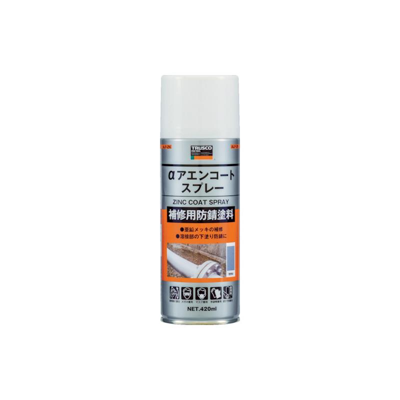 商品名トラスコ中山 TRUSCO アエンコートスプレー 亜鉛濃度88% 420ml 1本 ALP-ZNメーカー名トラスコ中山商品名称TRUSCO アエンコートスプレー 亜鉛濃度88% 420ml数量1本型番ALP-ZN※ご注文前の確認事項・...