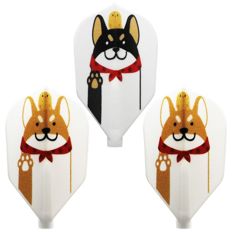 お洒落なデザインのフィットフライト人気ダーツブランド、D-CRAFTのデザインフライトシリーズです。こちらはフィットフライトをベースにしています。フィットフライトは、従来のフライトと異なり、プッシュイン方式によりフライトの装着が、カポっと押...