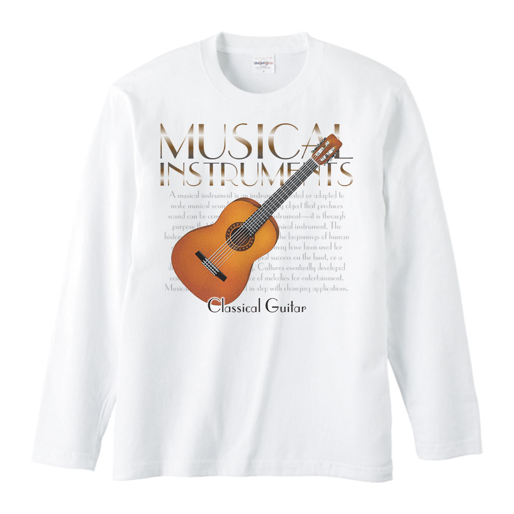 楽器のシリーズです。（音楽 クラッシック 弦楽器 Classical guitar）　
