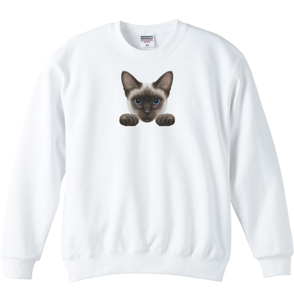 ネコの顔のシリーズです。シャムネコ シャムねこ シャム猫 雑種 ミックス ねこ ネコ　