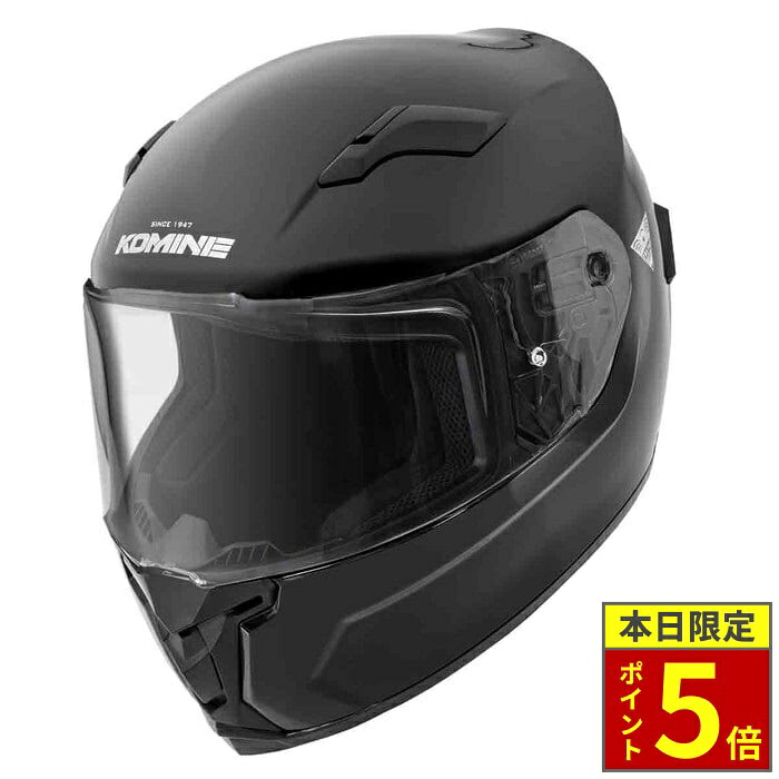 カラー：Gloss Black高品質ABSシェルを採用し、高強度を実現したエントリーモデルのフルフェイスヘルメット。国際特許取得のドイツFIDLOCK社製マグネットバックルを日本メーカーとして初めて顎紐に採用し、十分な強度を持ちながら顎紐脱...