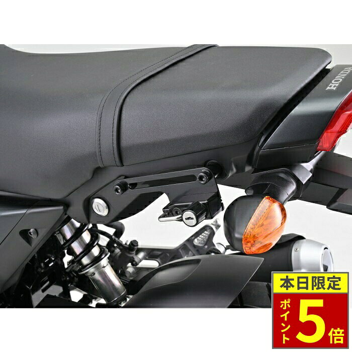 スマートに取り付けが可能な車種専用設計！純正ライクな見た目で、車両の雰囲気を崩しません。ボルトオンで取り付け可能。カギは2本付属。【注意備考】※ (13〜20) は適合外。※駐車中のヘルメットの盗難を抑止する商品です。ホルダーにヘルメットを...