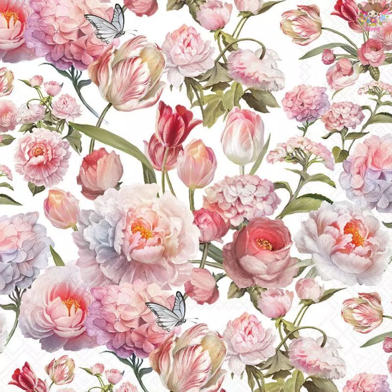 商品詳細 商品名 オランダのAmbiente Europe BV社のペーパーナプキン 柄名 Roses and tulips 商品説明 オランダ　Ambiente Europe BV社のペーパーナプキン。ヨーロッパならではの素敵なデザインで...