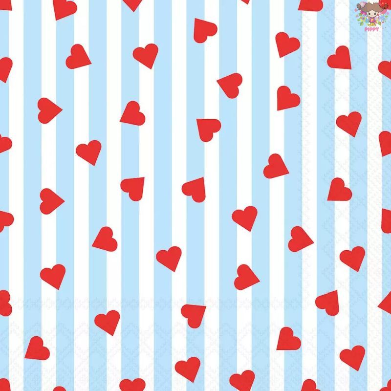 商品詳細 商品名 オランダのAmbiente Europe BV社のペーパーナプキン 柄名 Sprinkled hearts blue 商品説明 オランダ　Ambiente Europe BV社のペーパーナプキン。ヨーロッパならではの素敵な...