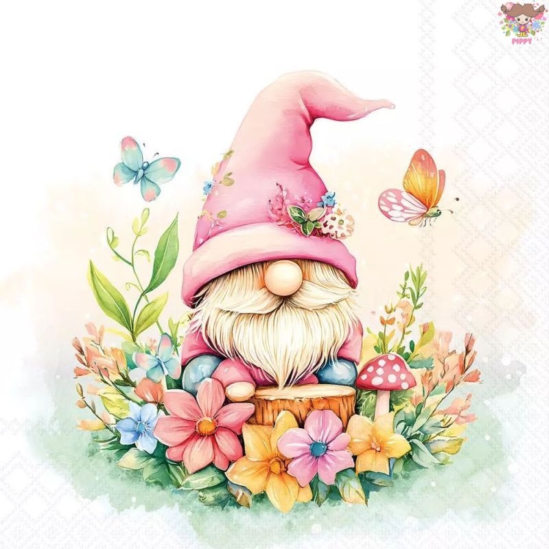 商品詳細 商品名 オランダのAmbiente Europe BV社のペーパーナプキン 柄名 Charming gnome 商品説明 オランダ　Ambiente Europe BV社のペーパーナプキン。ヨーロッパならではの素敵なデザインです。...