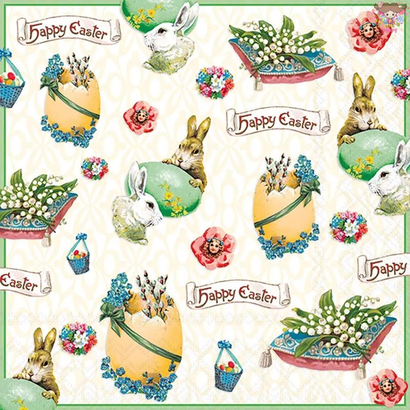 商品詳細 商品名 オランダのAmbiente Europe BV社のペーパーナプキン 柄名 Easter banner 商品説明 オランダ　Ambiente Europe BV社のペーパーナプキン。ヨーロッパならではの素敵なデザインです。 ...