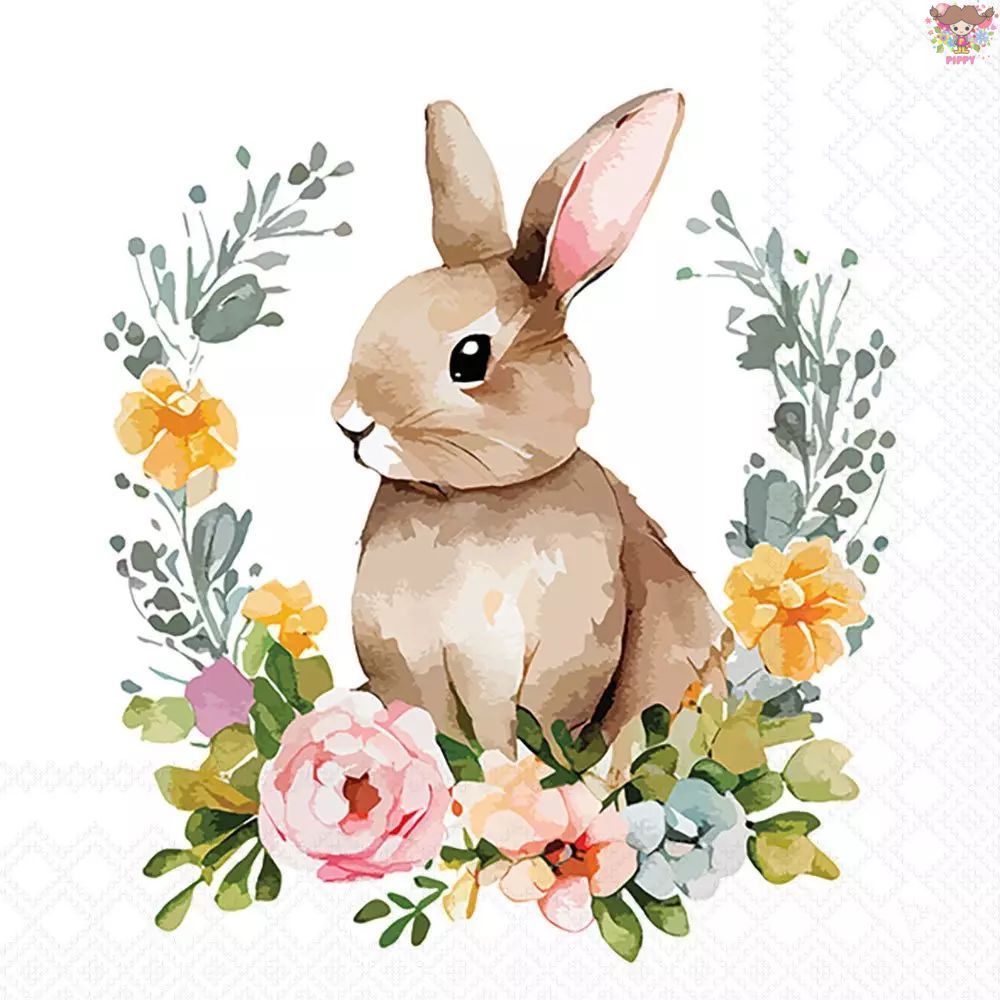 商品詳細 商品名 オランダのAmbiente Europe BV社のペーパーナプキン 柄名 Cute Easter rabbit 商品説明 オランダ　Ambiente Europe BV社のペーパーナプキン。ヨーロッパならではの素敵なデザイ...