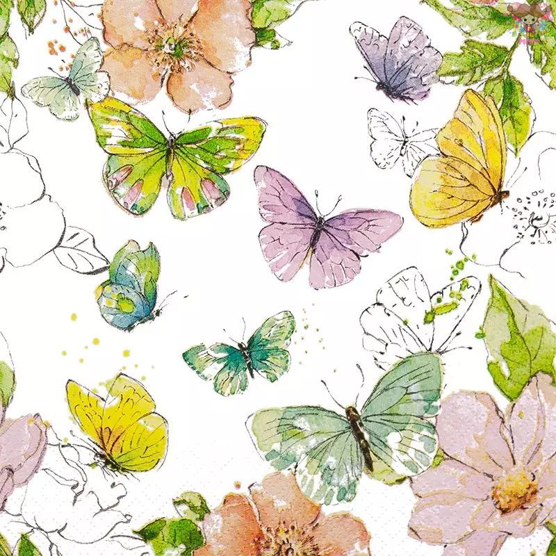 商品詳細 商品名 『HOME FASHION』 のペーパーナプキン、紙ナプキン 柄名 Colourful Butterflies pure 商品説明 ドイツCarl Dietrich社 のブランド 『HOME FASHION』 のペーパーナ...