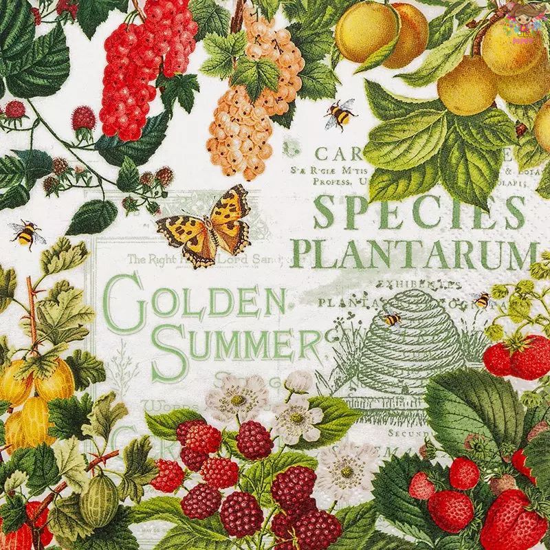 商品詳細 商品名 『HOME FASHION』 のペーパーナプキン、紙ナプキン 柄名 Summer Fruits 商品説明 ドイツCarl Dietrich社 のブランド 『HOME FASHION』 のペーパーナプキン。ヨーロッパならでは...
