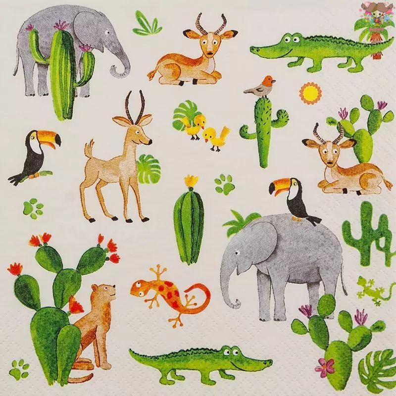 商品詳細 商品名 『HOME FASHION』 のペーパーナプキン、紙ナプキン 柄名 Wild Animals 商品説明 ドイツCarl Dietrich社 のブランド 『HOME FASHION』 のペーパーナプキン。ヨーロッパならではの...