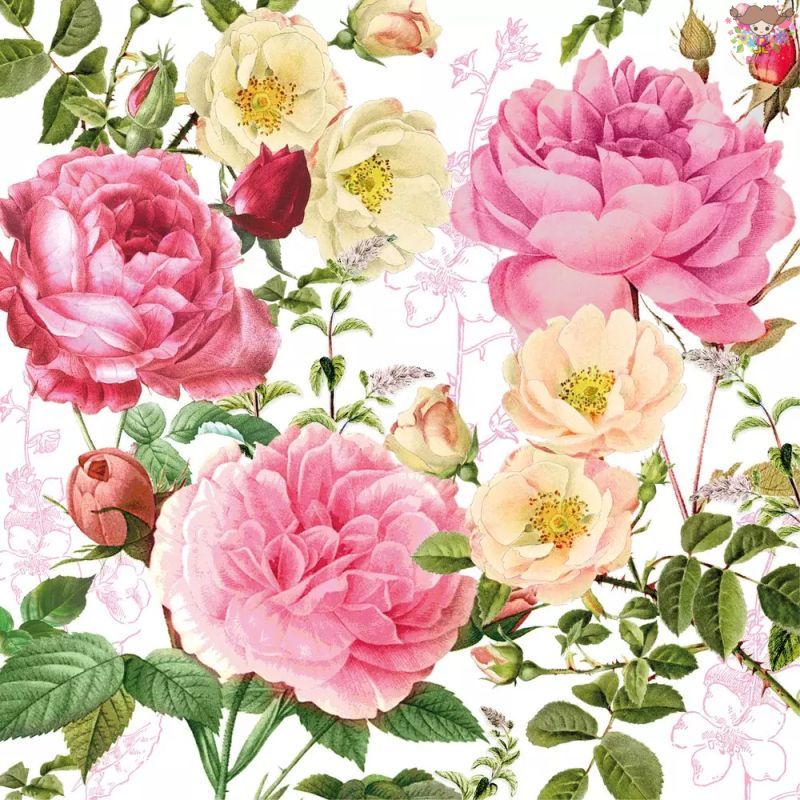 商品詳細 商品名 ドイツPAPERPRODUCTS DESIGN社のペーパーナプキン 柄名 Rosalie 商品説明 ドイツPAPERPRODUCTS DESIGN社のペーパーナプキン。ヨーロッパならではの素敵なデザインです。 3枚重ねで厚...