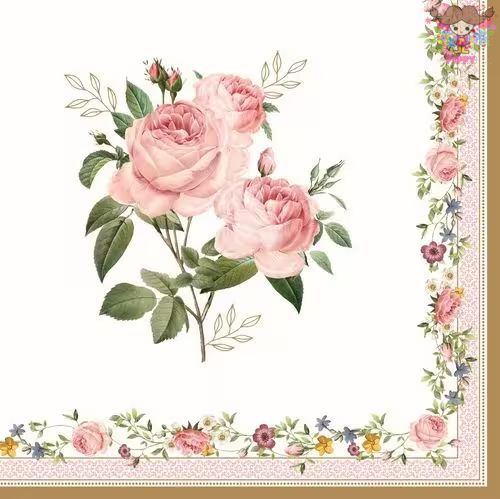 商品詳細 商品名 イタリア Easy Life社　ペーパーナプキン 柄名 Chant des roses 商品説明 イタリア Easy Life社のペーパーナプキン。ヨーロッパならではの可愛らしいデザインです。 3枚重ねで厚み...
