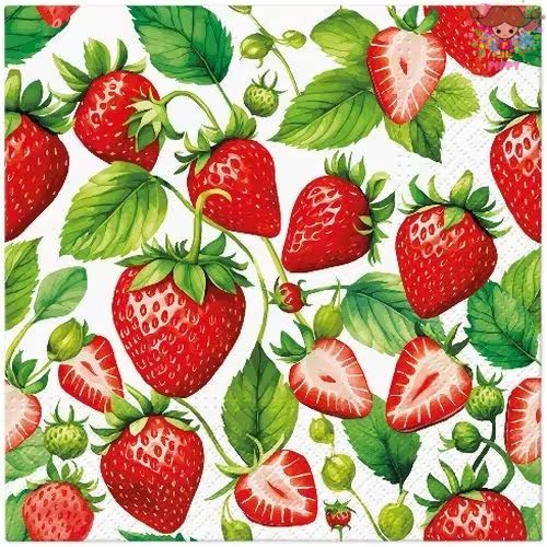 商品詳細 商品名 ポーランドのPAW Sp.zo.o.社製　ペーパーナプキン 柄名 Strawberry Kiss 商品説明 ポーランドのPAW Sp.zo.o.社のペーパーナプキン。ヨーロッパならではの可愛らしいデザインです...