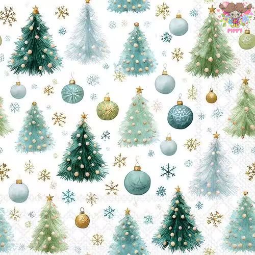 商品詳細 商品名 オランダのAmbiente Europe BV社のペーパーナプキン 柄名 Baubles and Pines 商品説明 オランダ　Ambiente Europe BV社のペーパーナプキン。ヨーロッパならではの素敵なデザイン...