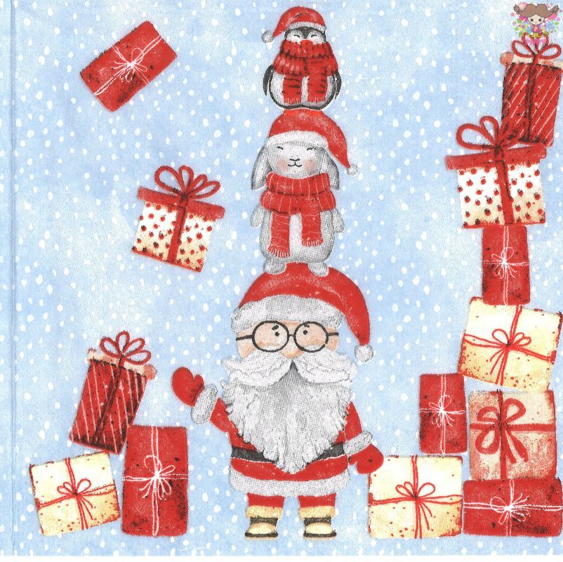 商品詳細 商品名 ドイツPaper+Design社製 ペーパーナプキン 柄名 Santas helpers 商品説明 ドイツPaper+Design社 のペーパーナプキン。ヨーロッパならではのオシャレなデザインです。 3枚重ねで厚みがありし...