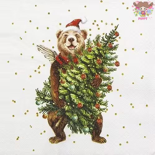 商品詳細 商品名 『HOME FASHION』 のペーパーナプキン、紙ナプキン 柄名 Beary Christmas 商品説明 ドイツCarl Dietrich社 のブランド 『HOME FASHION』 のペーパーナプキン。ヨーロッパなら...