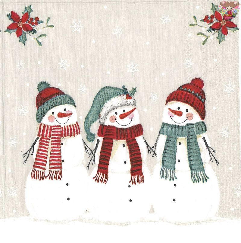 商品詳細 商品名 ドイツのIHR社製 ペーパーナプキン 柄名 Three Snowmen 商品説明 ドイツのIHR社製 のペーパーナプキン。ヨーロッパならではのエレガントなデザインです。 3枚重ねで厚みがありしっかりとしていることが特徴。 ...