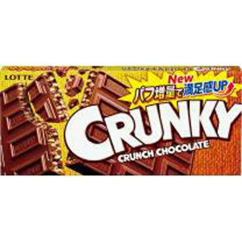 クランキーがさらにおいしくなって新登場！クランキーがおいしくなって新登場！こだわりのモルトパフがぎっしり詰まってもっとサクサクおいしい！ ご注意（必ずお読みください） この商品は発送用梱包をせずに、個装箱のまま発送されますので、パッケージの...