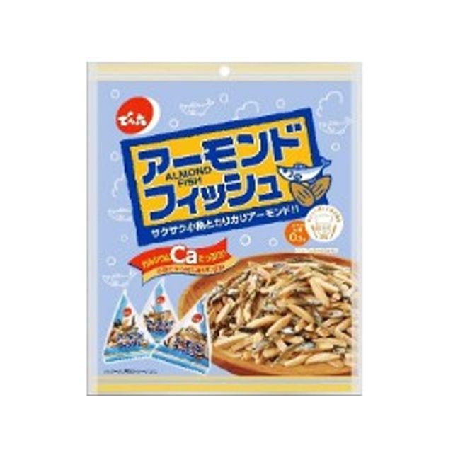 小魚と細切りアーモンドをミックスカルシウムたっぷりの小魚とカリッと香ばしいアーモンドをミックス。食べやすいテトラ小袋入り。 【原材料】 アーモンド(アメリカ）、片口いわし、砂糖、ごま、しょう油、みりん／トレハロース、調味料（アミノ酸等）、　...