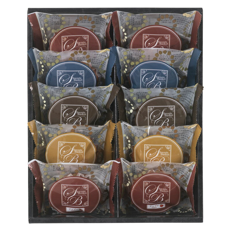 商品名スイートバスケット 焼き菓子詰合せ商品詳細厳選された国産牛乳と国産小麦粉を使用し、素材を風味豊かに焼き上げ、しっとりとした食感のマドレーヌ。メープル、ミルク、アップル、チョコの4種の味をお楽しみ頂ける詰合せです。マドレーヌ（アップル）...