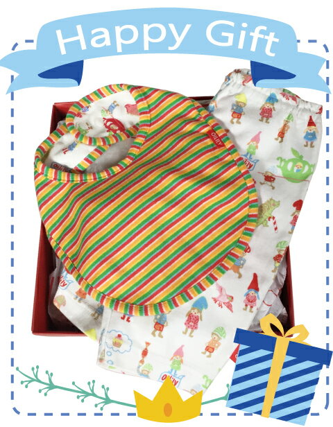 オイリリーが初めて手掛けた日本製。赤ちゃんにもママにも優しいように　オイリリーのデザインと日本のベビーアイテムの良さを融合させました。 こちらのギフトは　赤ちゃん必需品スタイ（リバーシブルエプロン1枚）と何枚あっても嬉しいコットンジャージ素...