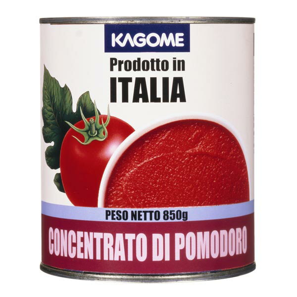 うま味と赤さが特長のイタリア産トマトを裏ごしし、約6倍に濃縮しました。味つけをしていませんので用途が広く、料理の色合いとコクを加えたいときに幅広くお使いいただけます。内容量：850g【普通便】【品番:bcb00788】うま味と赤さが特長のイ...