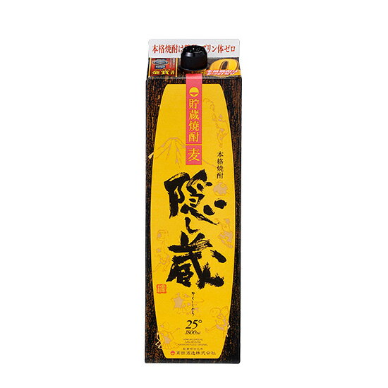 じっくりと経た時の味わいをかもす、貯蔵麦焼酎ができました。厳選した大麦を白麹で仕込み、減圧蒸留、樽で貯蔵熟成しました。樽の木とマイルドでなめらかな飲み口の奥に感じる、ほのかな甘みをお楽しみください。【お酒です】二十歳未満の者の飲酒は法律で禁...