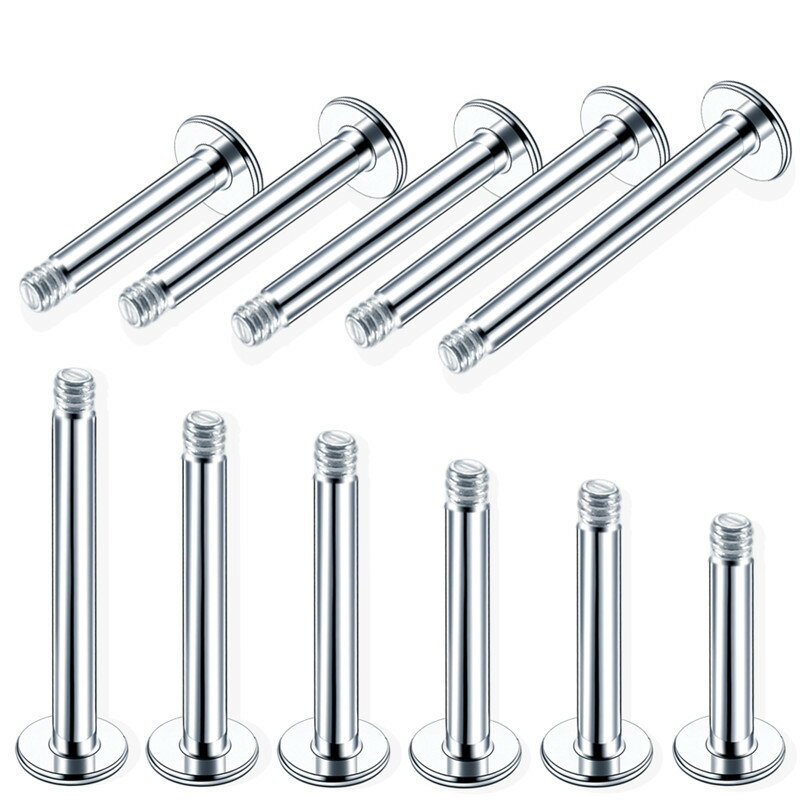 サージカルステンレス製のシャフトのみの販売です。 片側がフラットな形状をしているラブレットスタッドは 着けたまま寝てもキャッチが邪魔にならず、 髪や衣類に引っ掛ける心配も軽減されます。 トラガス・ラブレット・ヘリックスなどの部位におすすめ。...