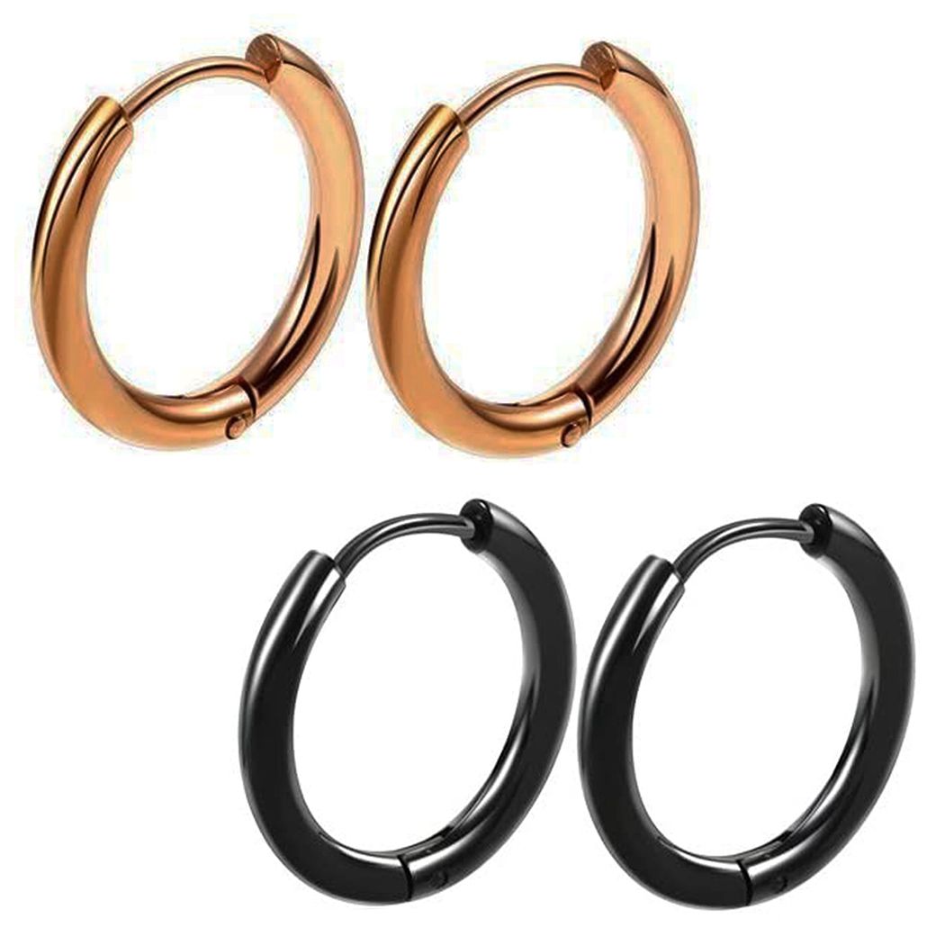 2色4サイズからお選びいただけます。 シーンを選ばず使える万能アイテム！ メンズ・レディース問わず人気のフープピアスは、 シンプルで使いやすく普段使いからオフィスやフォーマルまで幅広く対応。 高品質のサージカルステンレスを使用しており、 金...
