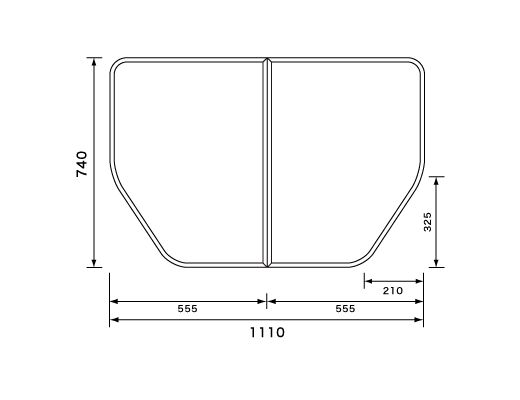 幅×奥行き 1110×740mm 重量 2.6kg 本体厚み 21.5mm 本体材質・本体色 断熱材入り PP＋PS複合板　ホワイト 浴室（浴槽）サイズ 1216 パナソニック風呂フタ 住設品※仕様変更によりサイズ、形状、材質などが変更され...