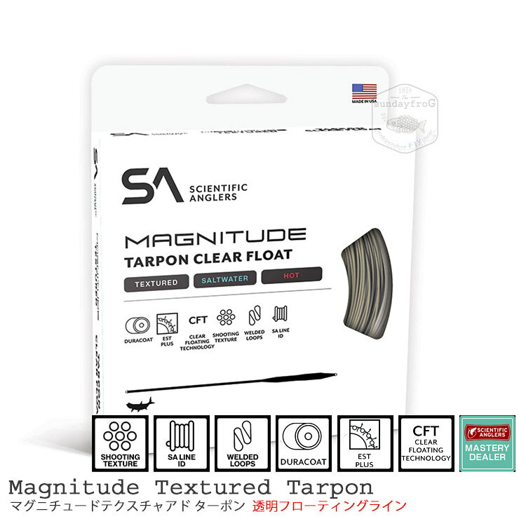 SCIENTIFIC ANGLERS / サイエンティフィック アングラーズ Magnitude Textured Tarpon Fly Line マグニチュードテクスチャアド ターポン SCIENTIFIC ANGLERS Magnitu...